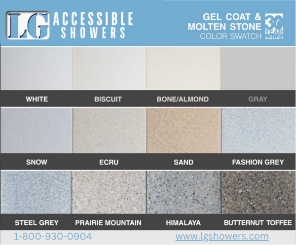 30x30 Center-Drain Shower Pan – P3030.V2